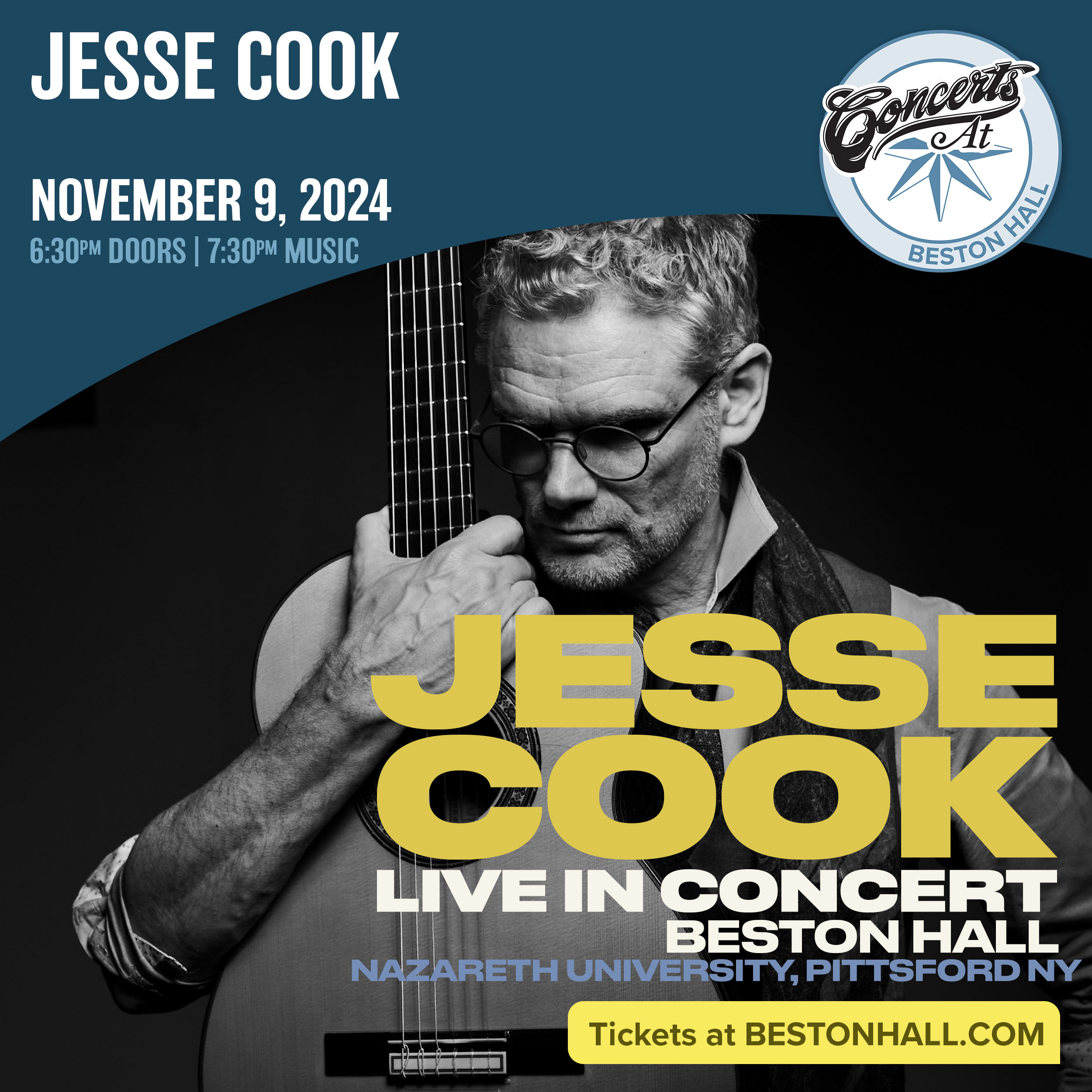 Jesse Cook - Buy Tickets - November 9, Pittsford, NY