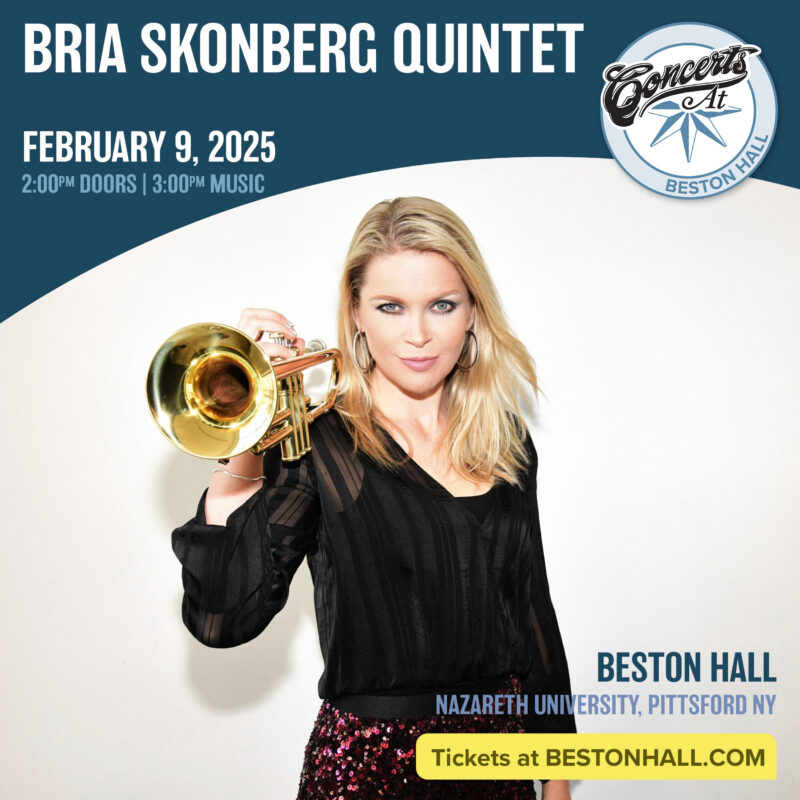Bria Skonberg Quintet - Buy Tickets-February 9, Pittsford, NY